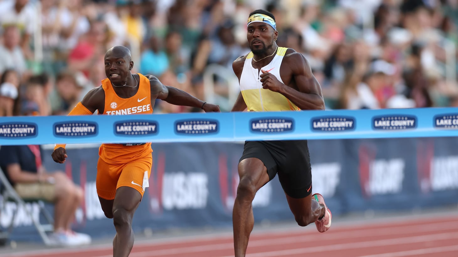 USA Track & Field Championships 2025: Kenny Bednarek soars to 100m ...