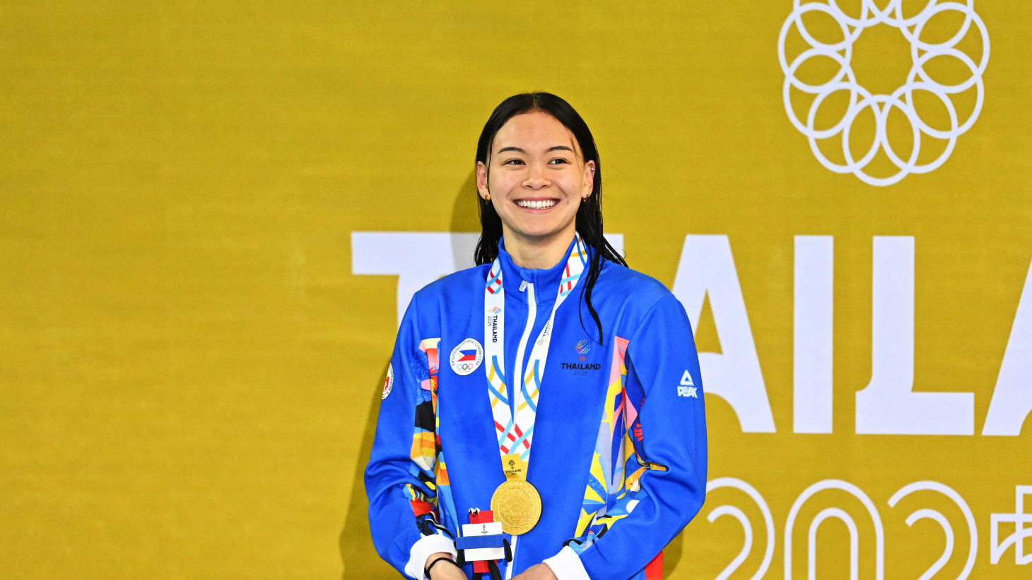 Kayla Sanchez storms to women's 100m backstroke gold and fifth medal ...