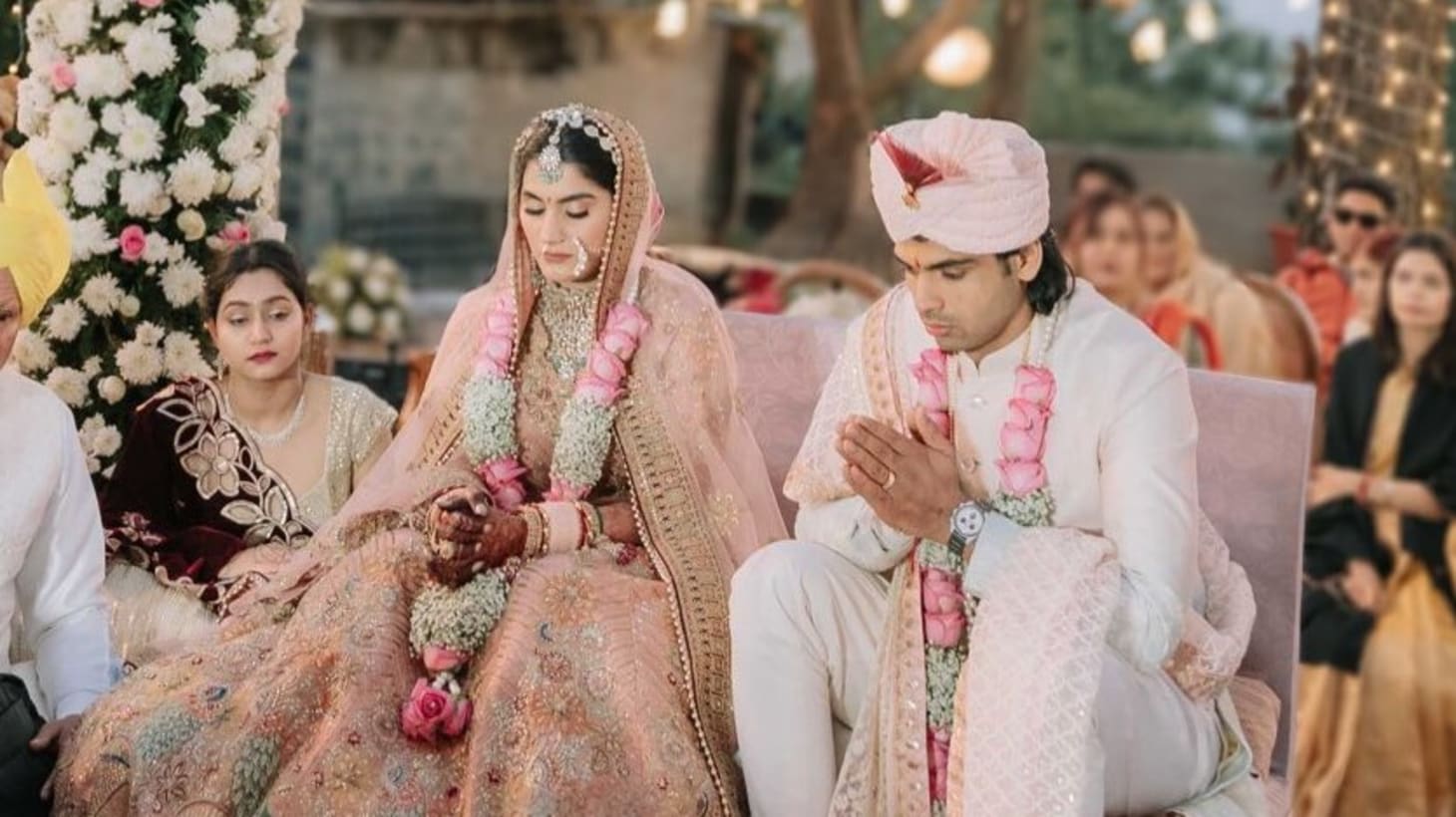Neeraj Chopra gets married to Himani Mor