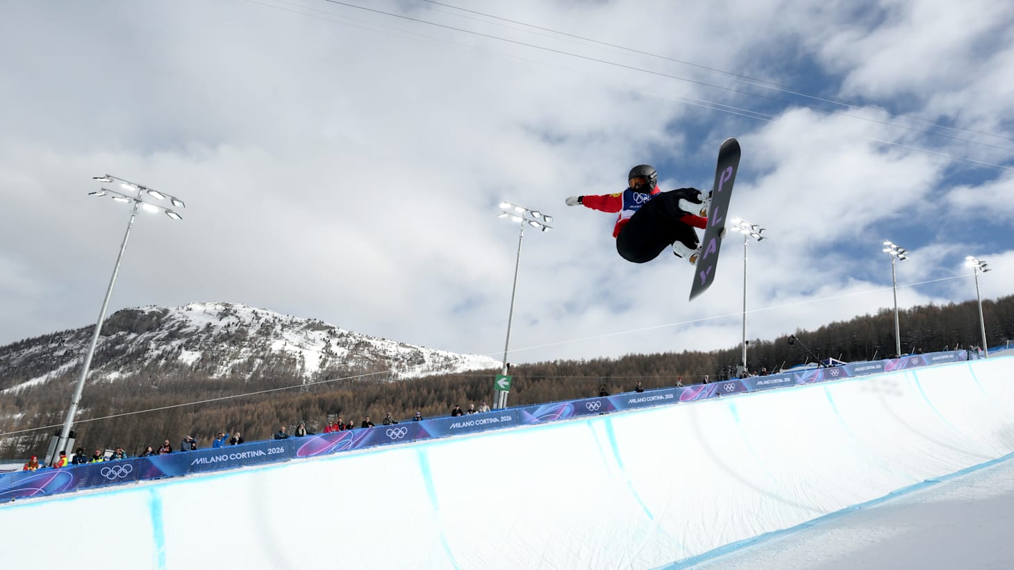 Queralt Castellet en la final de snowboard halfpipe de los Juegos ...