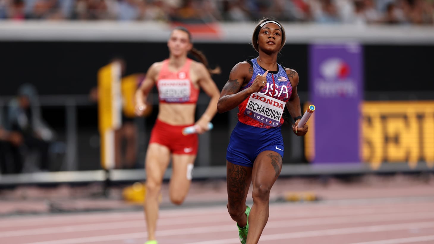 World Athletics Championships Tokyo 25: Sha'Carri Richardson anchors US ...