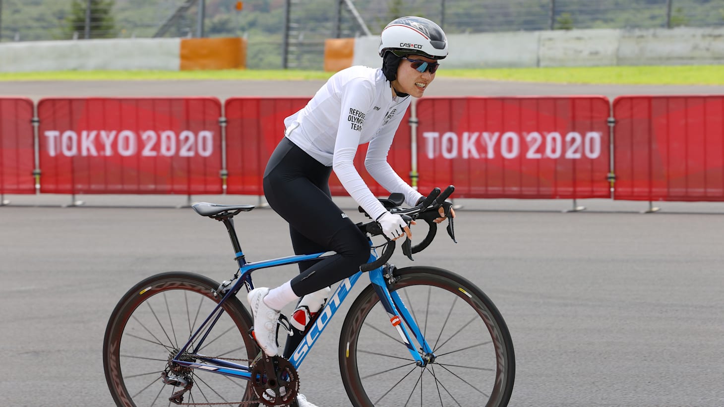 Refugee cyclist Masomah Ali Zada makes memorable Olympic debut