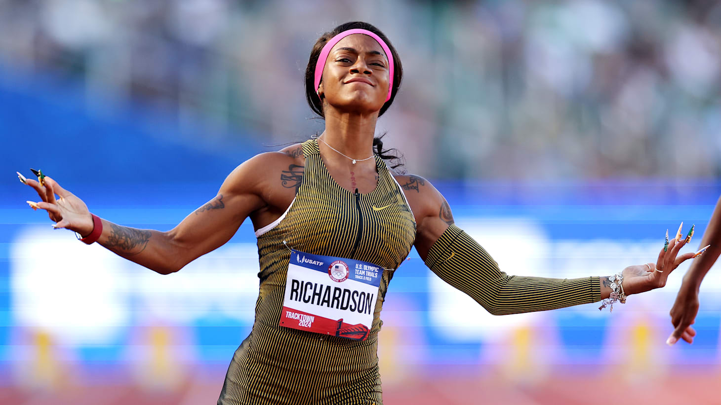 Sha'Carri Richardson wins 100m crown at U.S. Olympic Team Trials, books ...