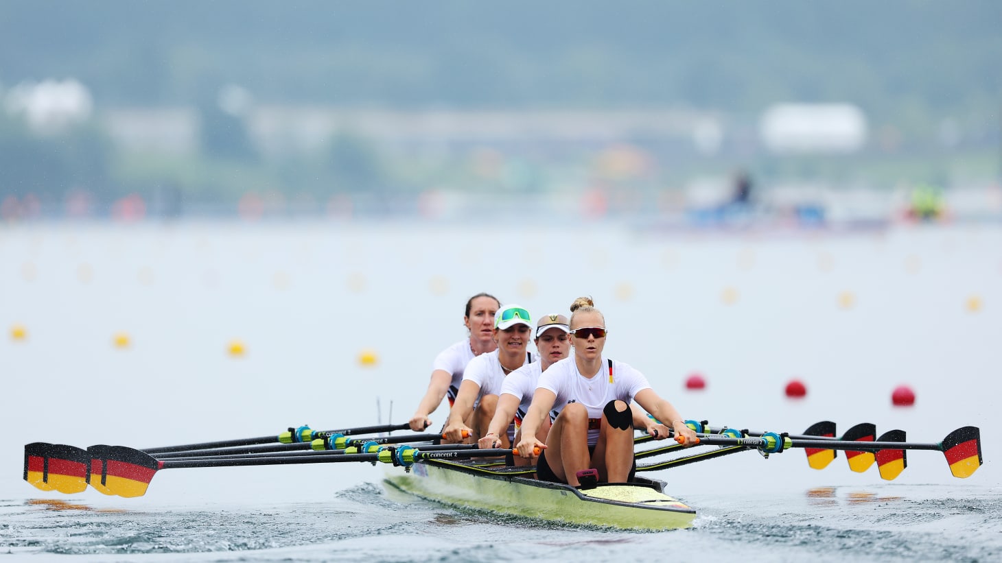 Erste deutsche Medaillen bei der Ruder-WM: Bronze für Doppelvierer der ...