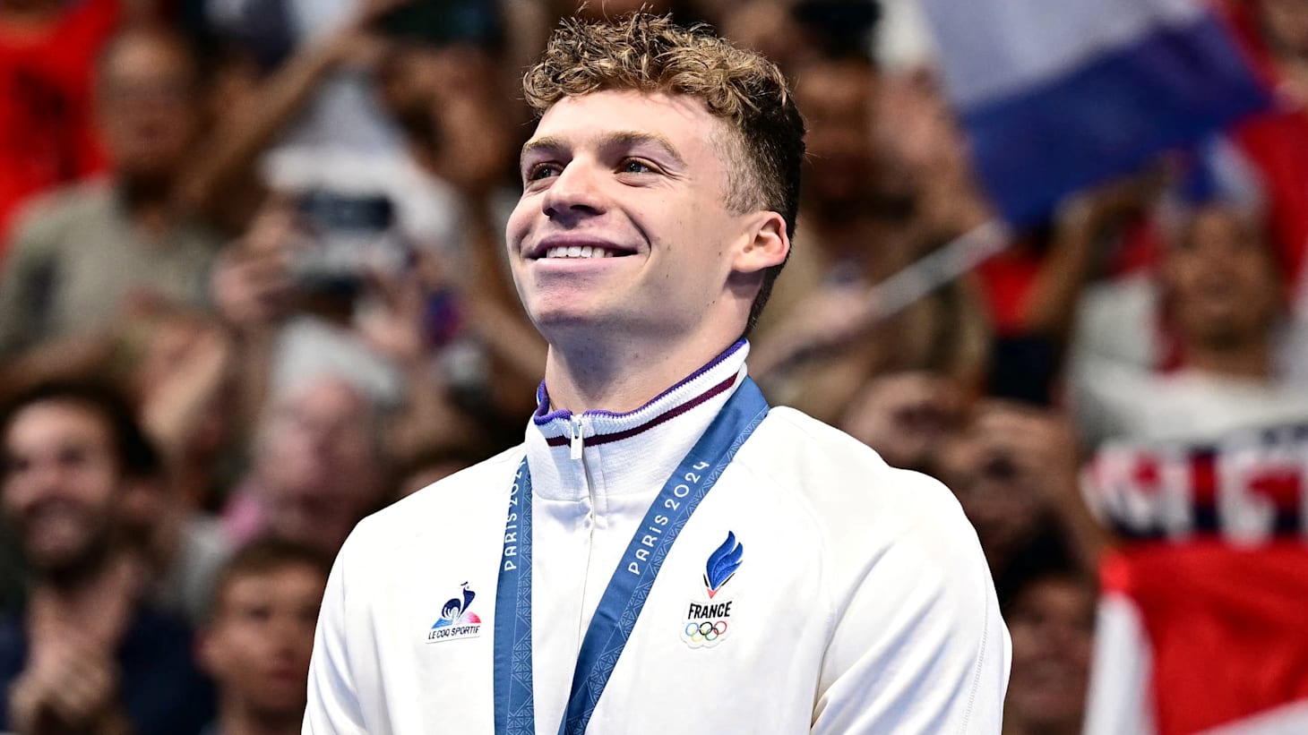 Léon Marchand, Antoine Dupont among French Olympians honoured with ...