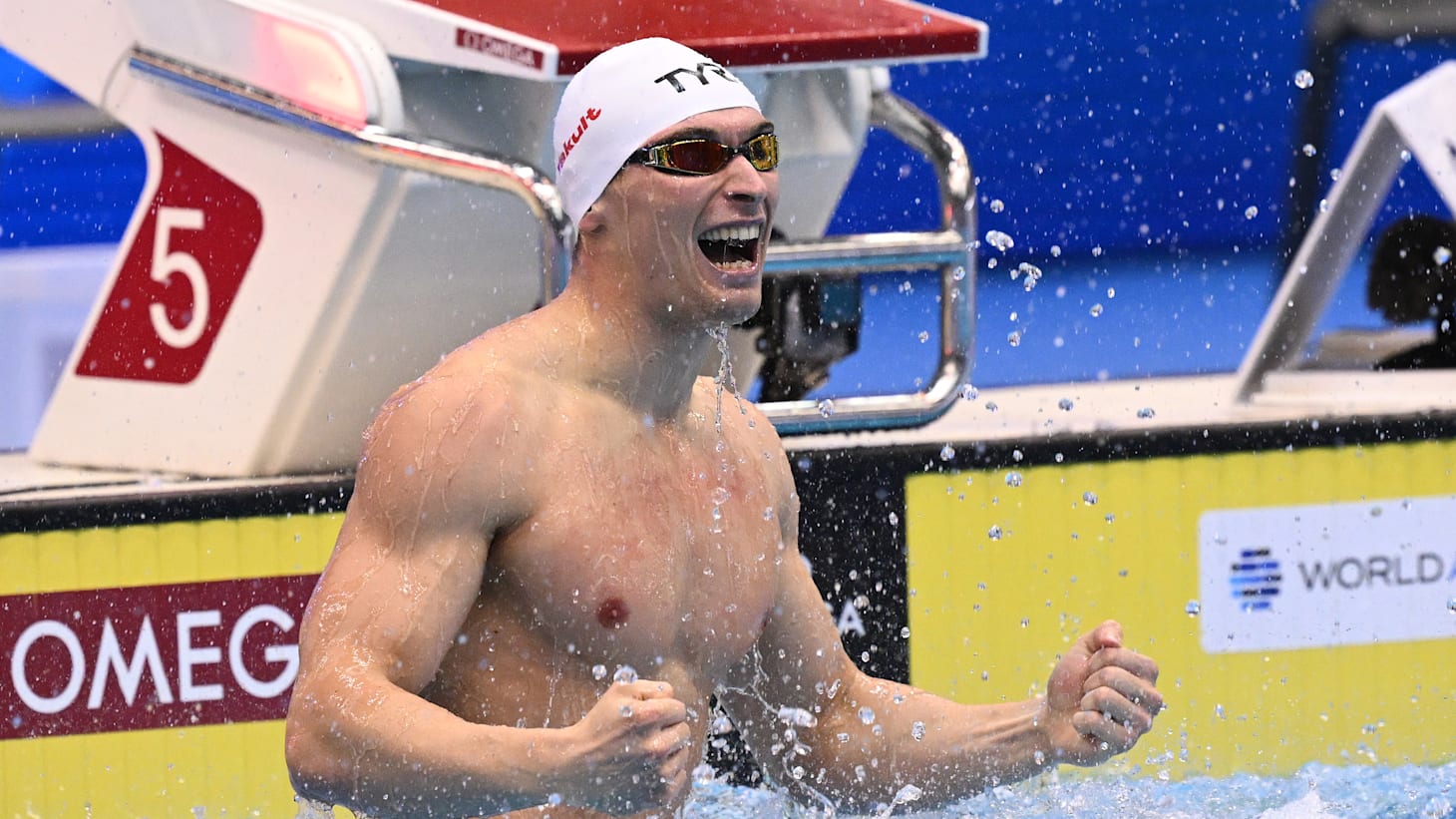 World champ Maxime Grousset pips U.S. prodigy Luca Urlando to 100m ...
