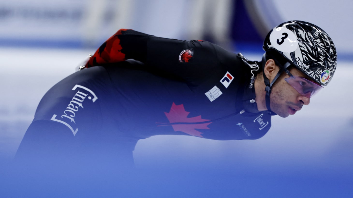 William Dandjinou wins back-to-back short track speed skating Crystal ...