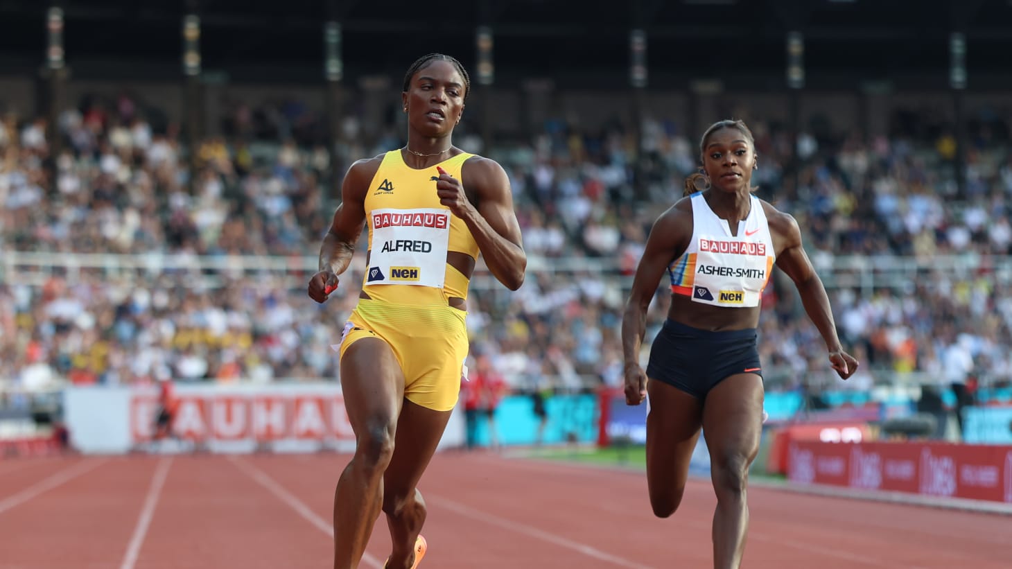 Stockholm Diamond League 2025: Julien Alfred cruises to meeting record ...