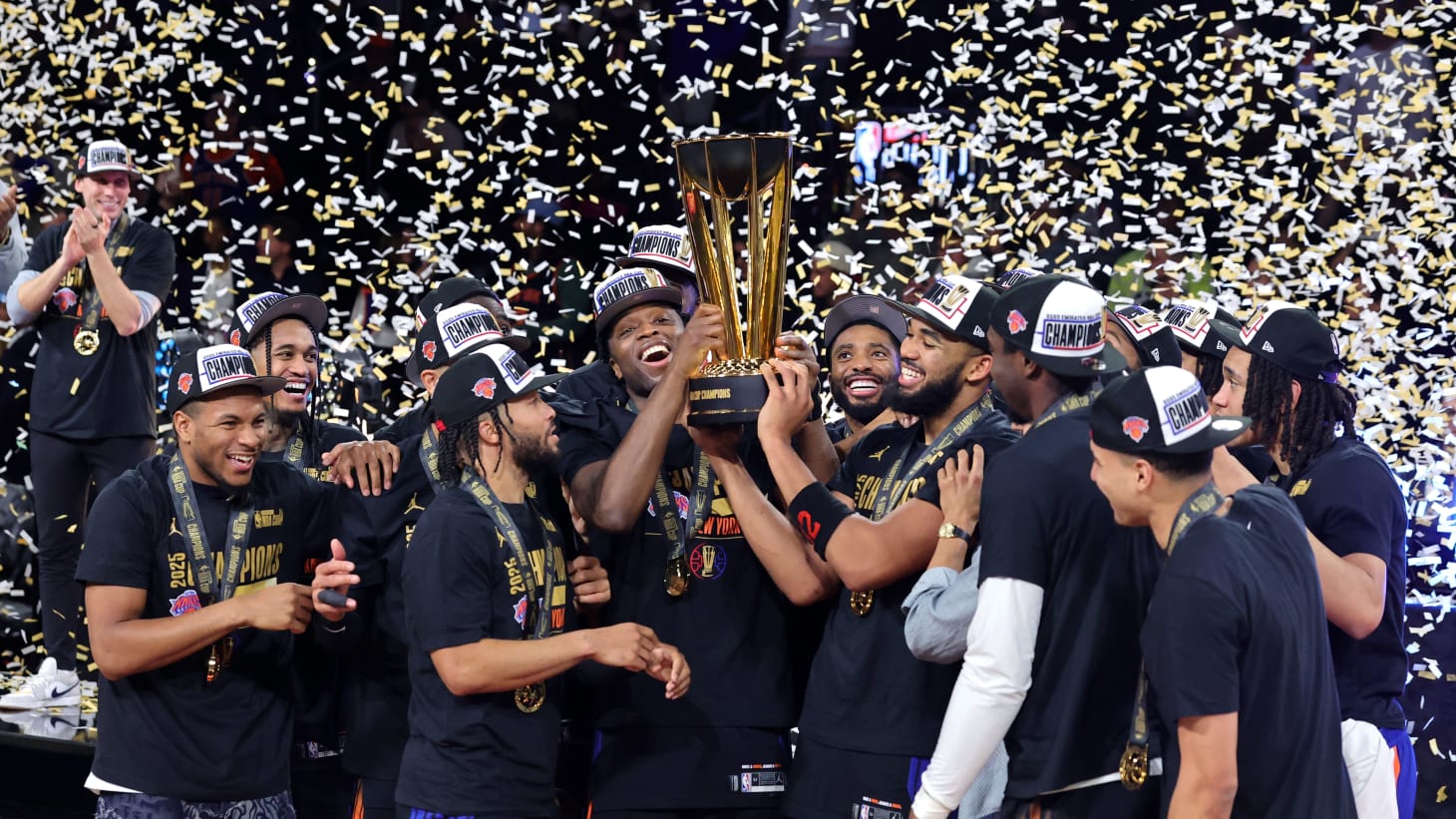 Basketball: Mike Brown celebrates "great team win" as Knicks lift 2025 ...