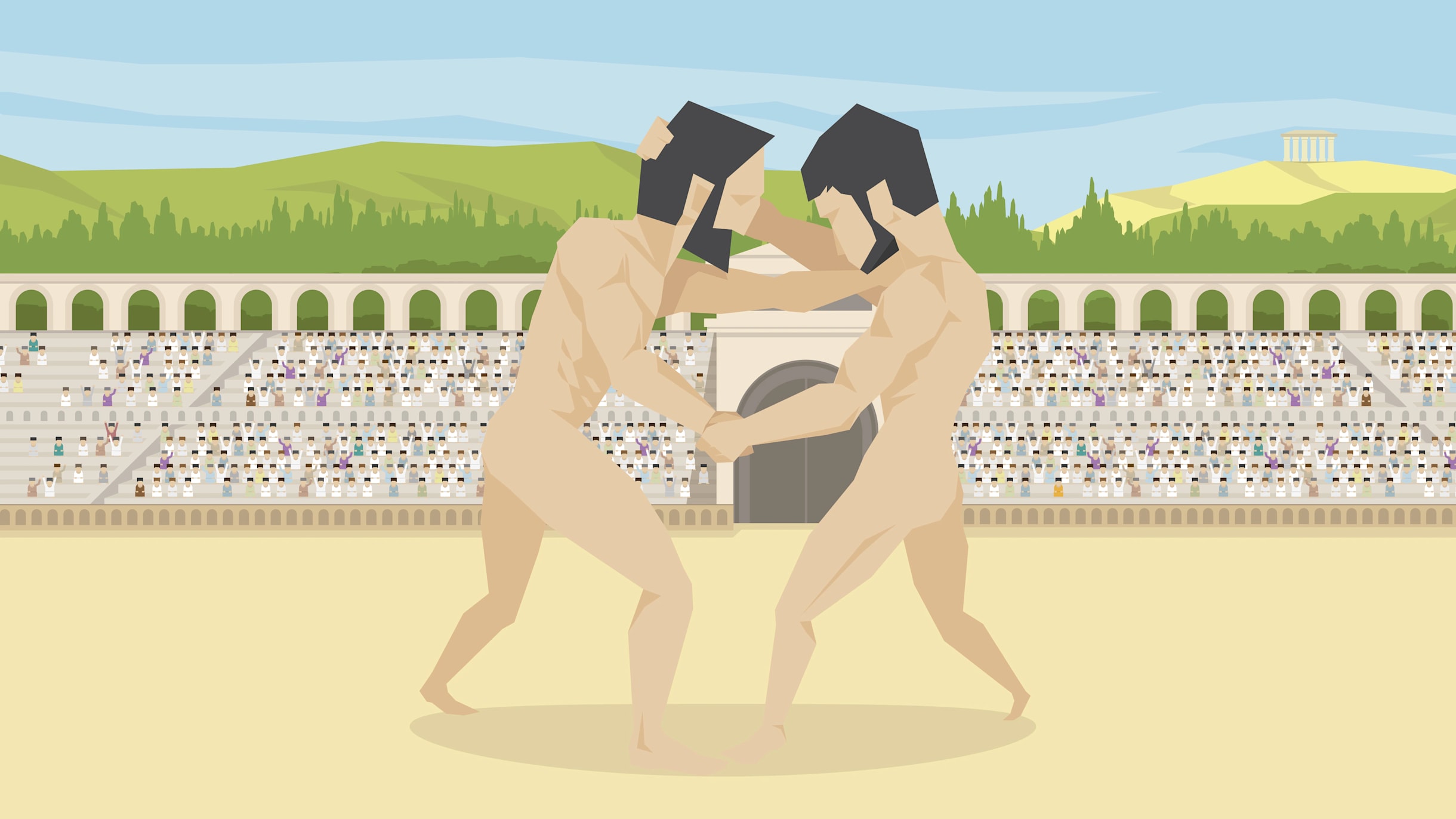 ancient olympic running rules