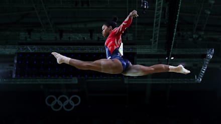 gabby douglas floor routine 2024