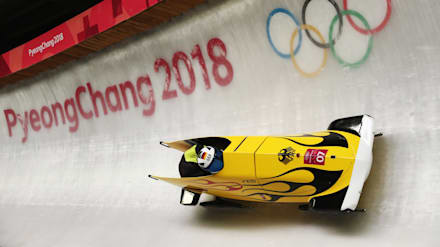 olympic bobsledding speed