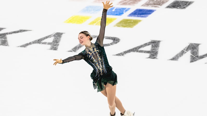 Figure skating firebird Sarah Everhardt out to “make a name for herself ...