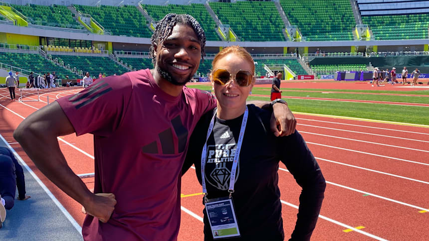 Noah Lyles' high performance physiotherapist Dr Jo Brown on her role in ...