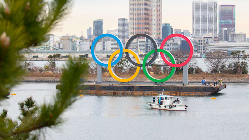 Olympic Symbol arrives in Tokyo for 2020 Games