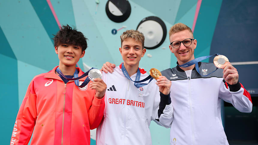 Paris 2024 sport climbing: Triumphant Toby Roberts wins gold as teens ...