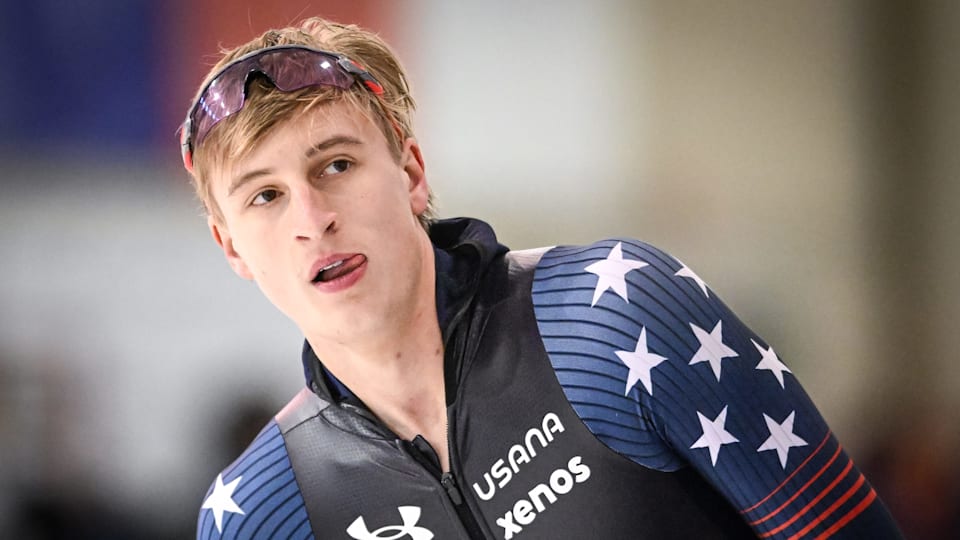 Faster and stronger, Jordan Stolz plans to speed up this season and top ...