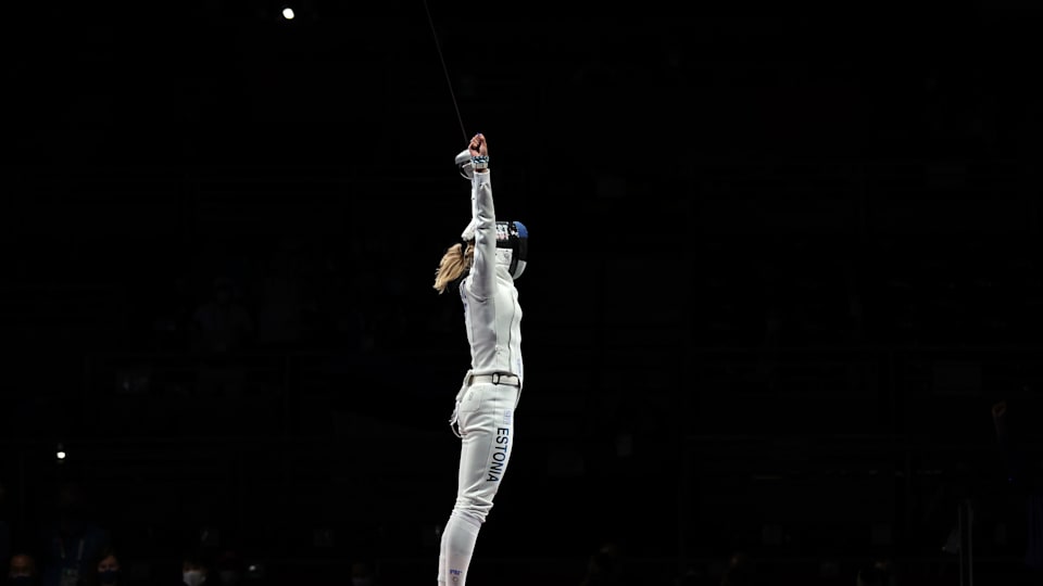 Estonia win women's épée team to deliver nation's first Olympic gold ...