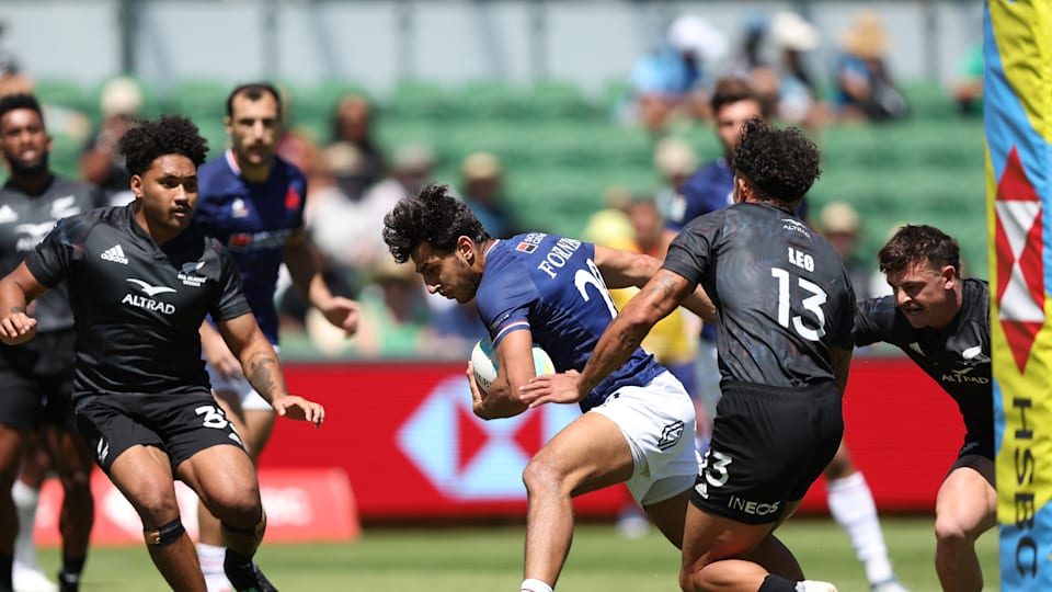 World Rugby Sevens 2023/24 - Hong Kong, Chine : l’équipe de France ...