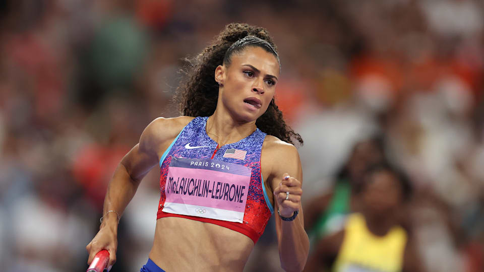 Sydney McLaughlin-Levrone captures long hurdles slam title at Grand ...