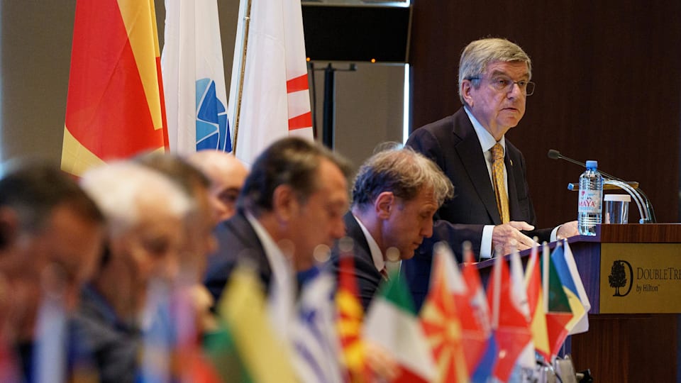 IOC President Bach attends EOC General Assembly and visits NOCs of ...