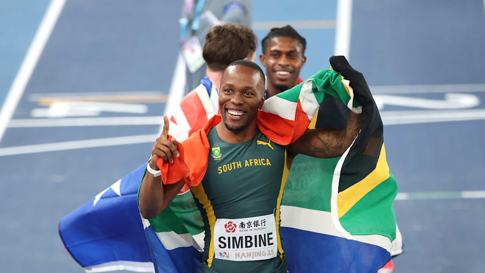 Athletics: Akani Simbine continues 100m hot streak with win at Atlanta ...