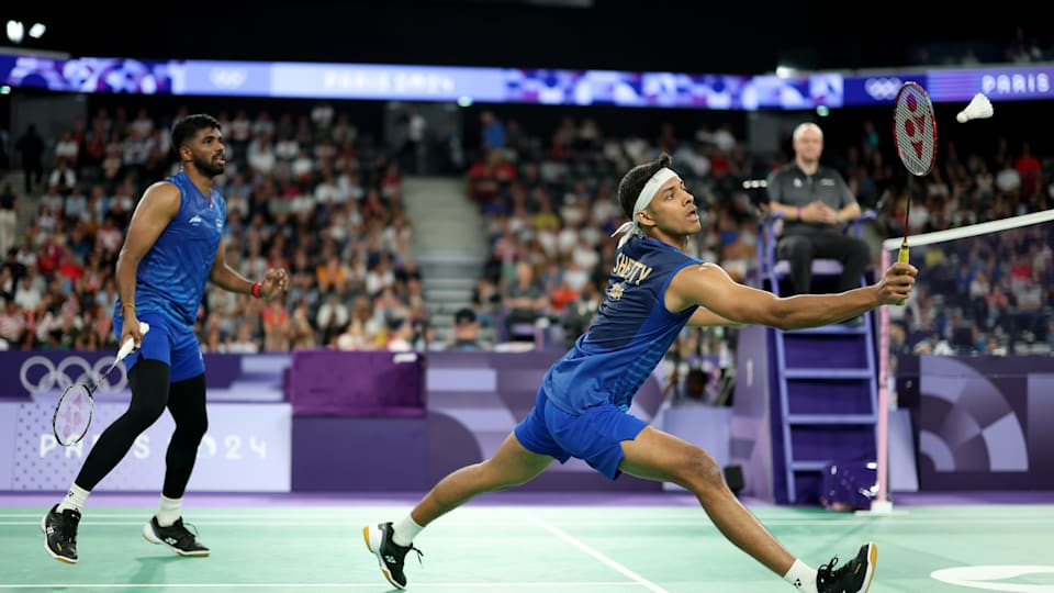 Paris 2024 Olympics badminton Chirag Satwik make men s doubles quarter finals