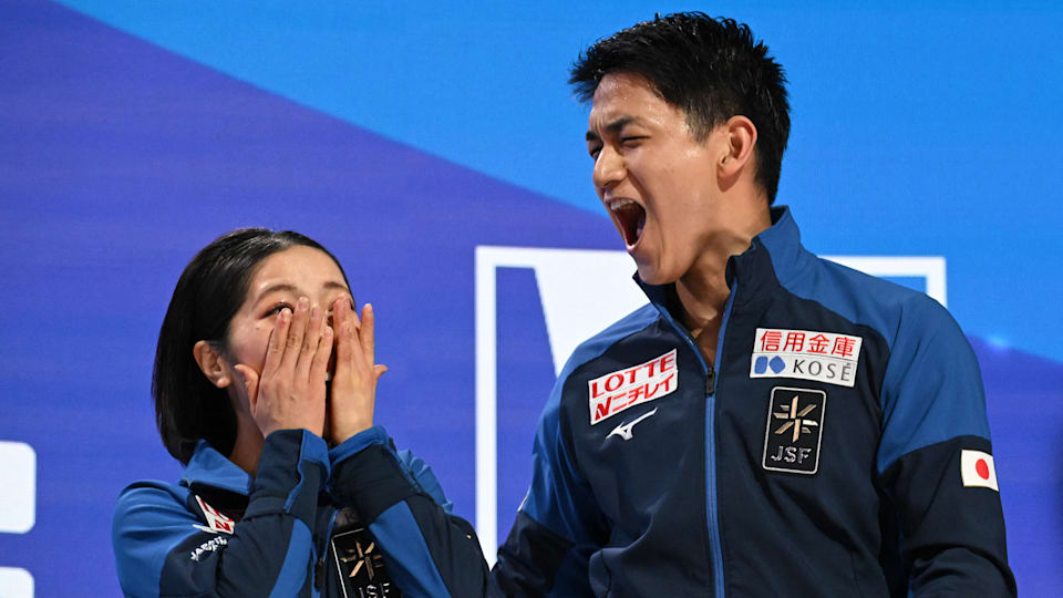 Japan's figure skating pair champions Miura Riku & Kihara Ryuichi: 'The ...