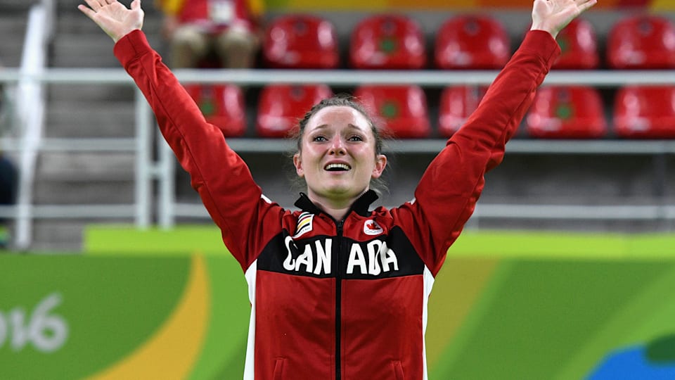 Double trampoline Olympic champion Rosie MacLennan announces retirement Double trampoline Olympic champion Rosie MacLennan announces retirement