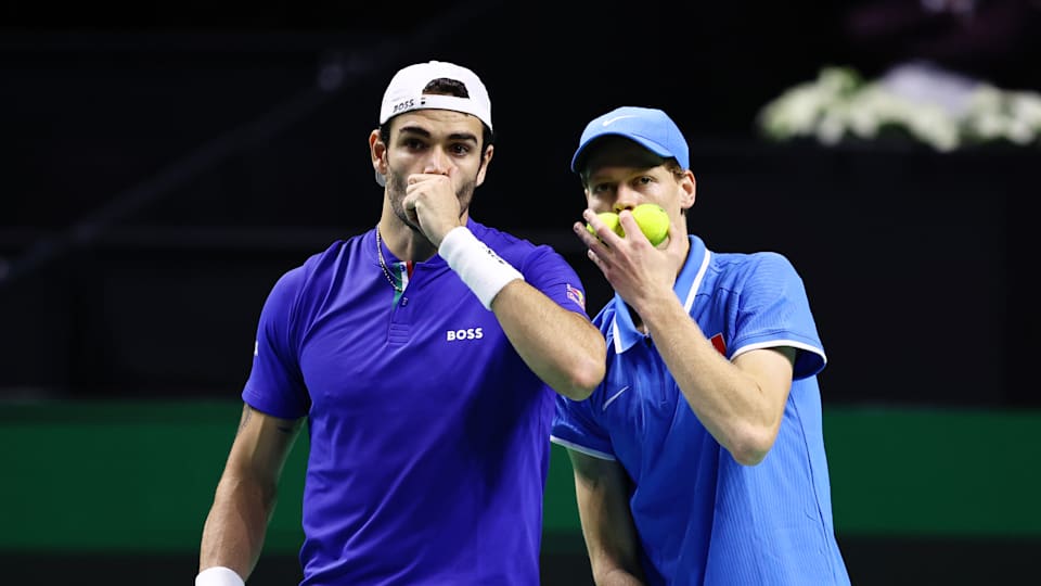 Jannik Sinner e Matteo Berrettini in Coppa Davis 2024: l'amicizia per il doppio vincente dell ...