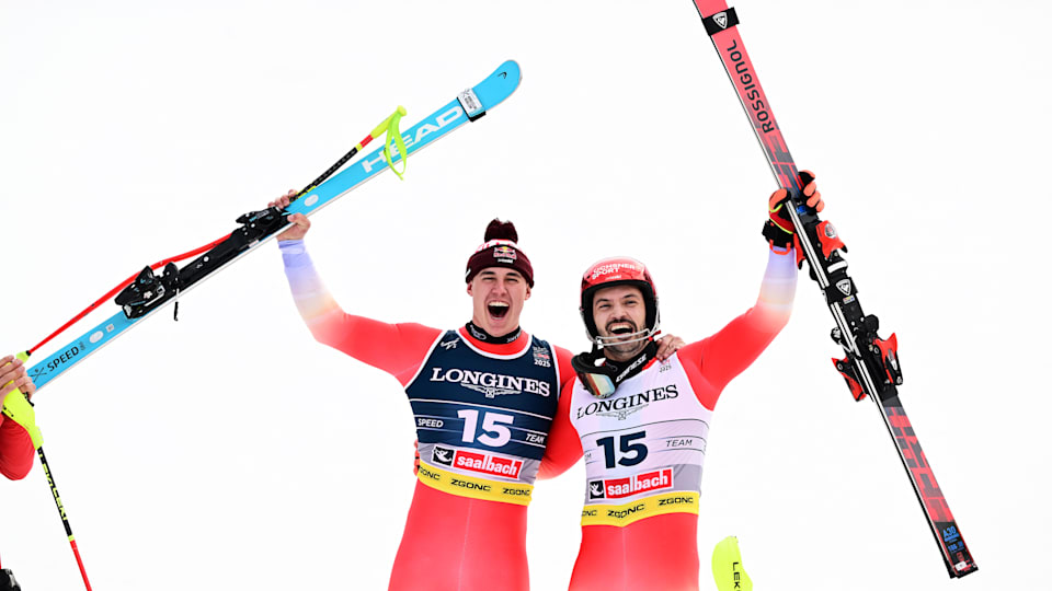 Alpine Ski-WM 2025 in Saalbach: Schweizer Dreifach-Erfolg in der Team-Kombination - Linus ...