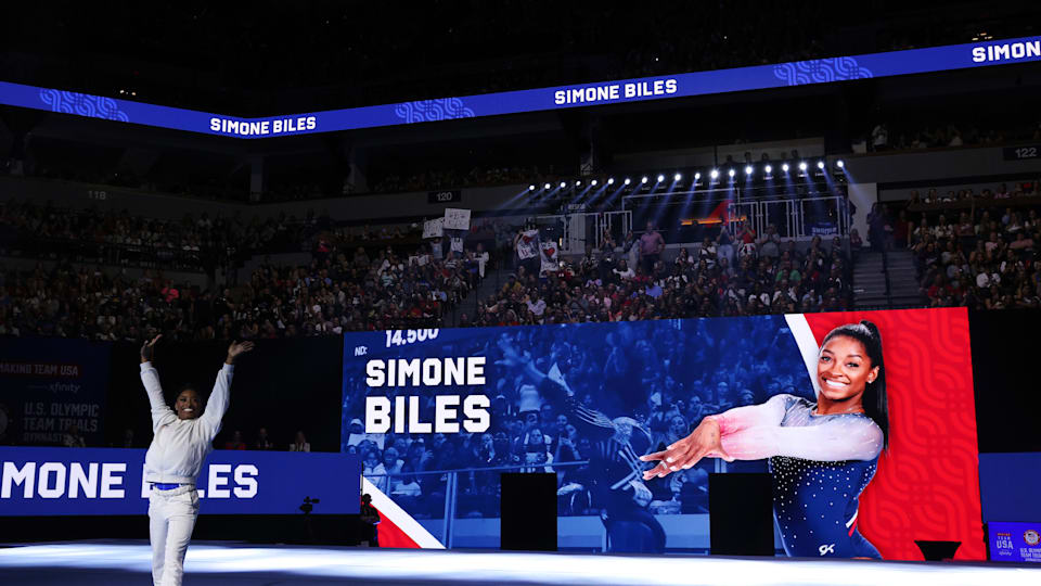 Simone Biles Clinches Third Olympic Trip With Win At U S Olympic Trials
