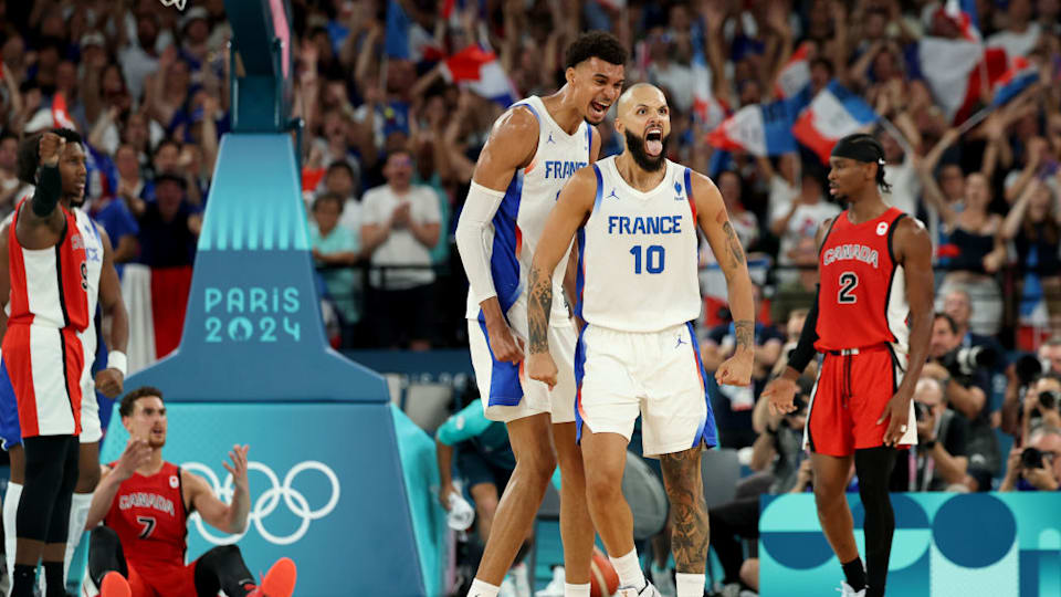 Paris 2024 men’s basketball: Evan Fournier clinches win against Canada ...