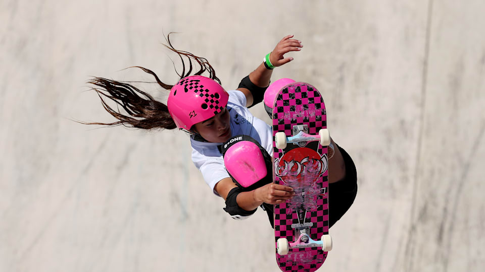 Take part in a fan Q&A with Australian park skateboarding phenom Arisa Trew