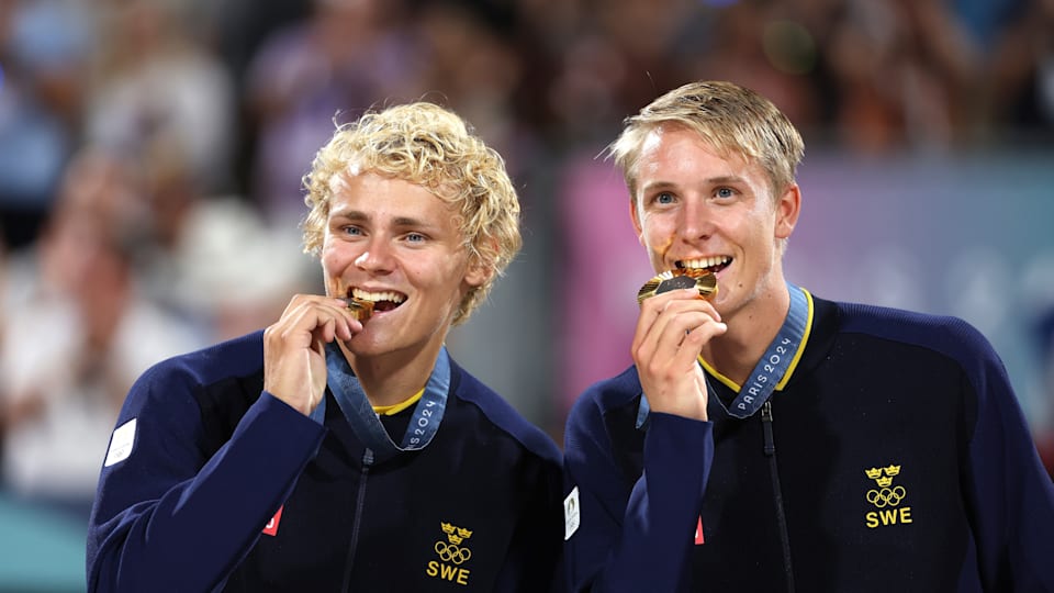 Ahman/Hellvig conquistam um irretocável ouro no vôlei de praia ...