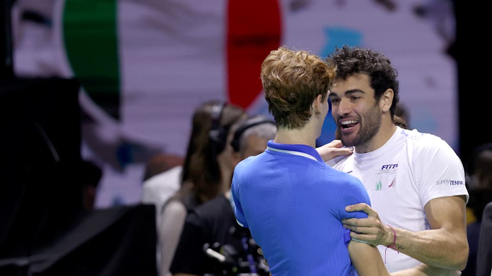 Jannik Sinner y Matteo Berrettini en la Copa Davis 2024: La amistad entre la dupla ganadora de ...