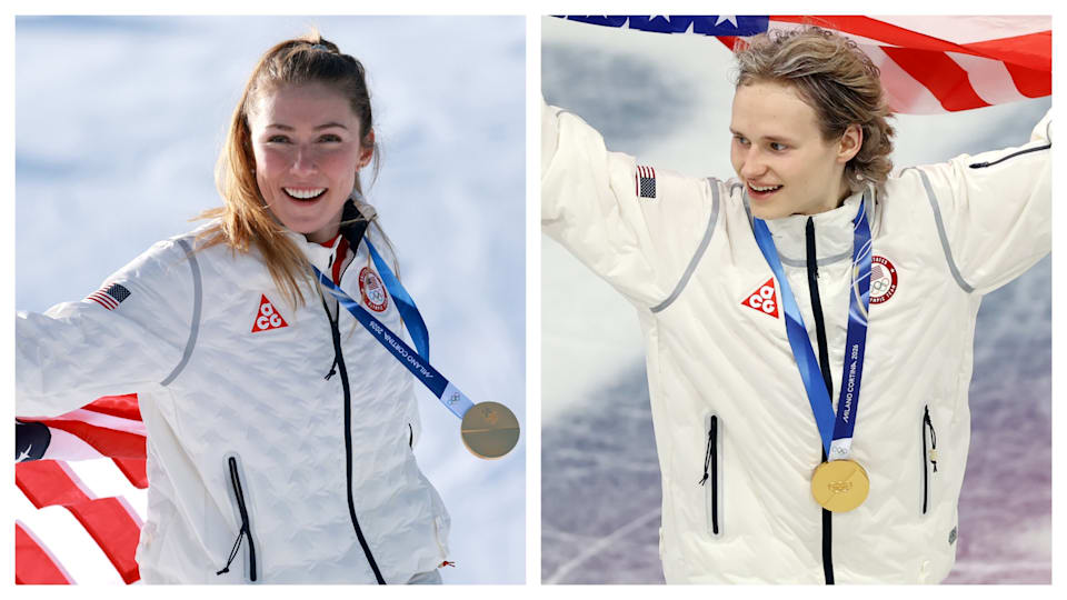 Olympic gold medallists Mikaela Shiffrin and Ilia Malinin become "besties"