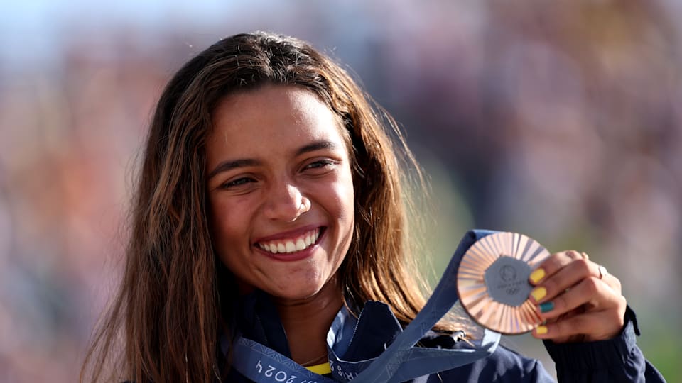 Rayssa Leal brilha em Paris com segunda medalha em Jogos Olímpicos: 'Deu certo porque deu bronze'
