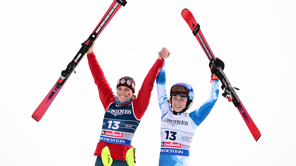 Alpine Ski-WM 2025 in Saalbach: Titel in der Team-Kombination geht an ...