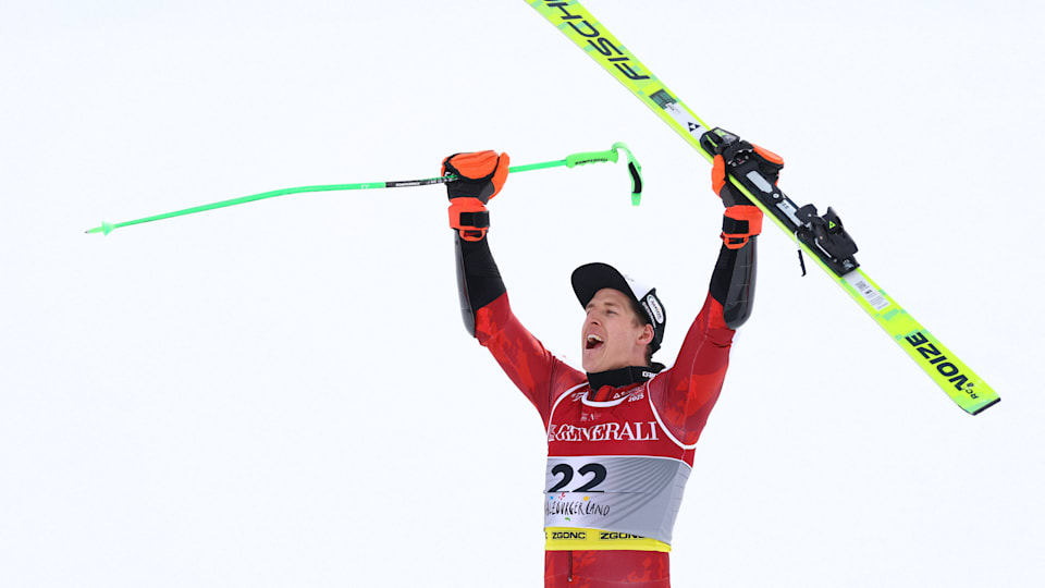 Alpine Ski-WM 2025 in Saalbach: Raphael Haaser verzückt das Heimpublikum im Riesenslalom der ...