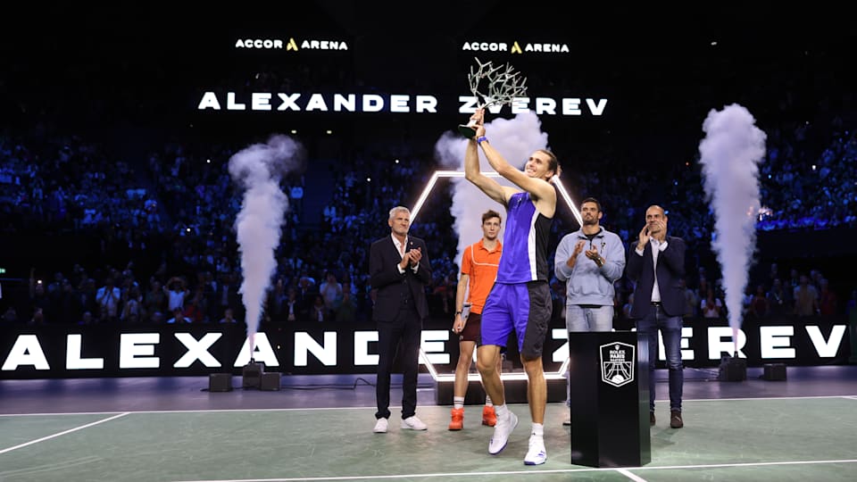 Alexander Zverev sinks Ugo Humbert to win ATP Paris Masters
