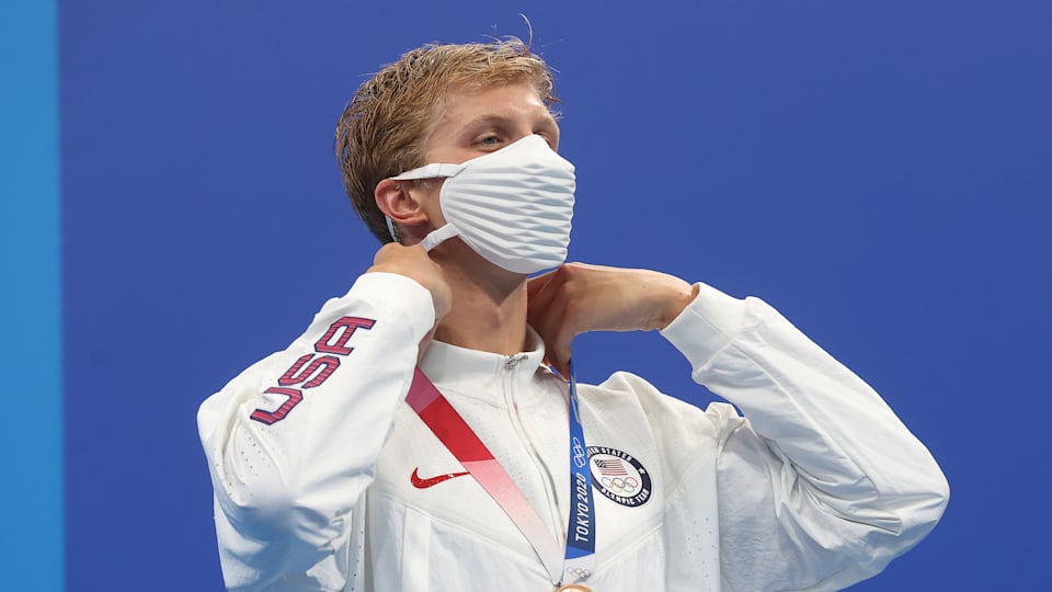 USA swimming masks at Tokyo 2020 are other worldly!