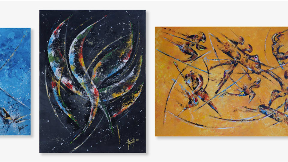 Self-discovery through art and sport for Olympian artist Kader Klouchi