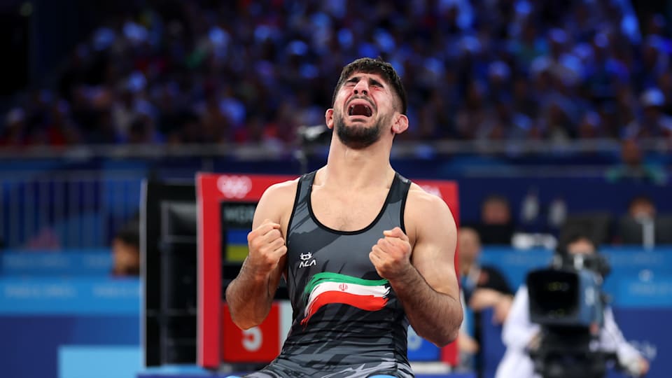 Paris 2024 wrestling: All results, as Saeid Esmaeili Leivesi wins gold in Greco-Roman 67kg