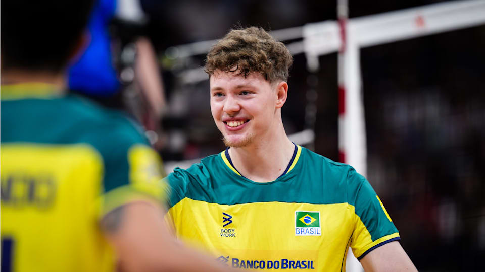 Lukas Bergmann vive estreia Olímpica ‘em família’ no vôlei em Paris 2024