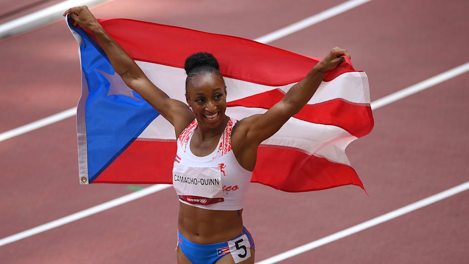 Jasmine Camacho-Quinn wins 100m hurdles gold at Olympic Games Tokyo 2020