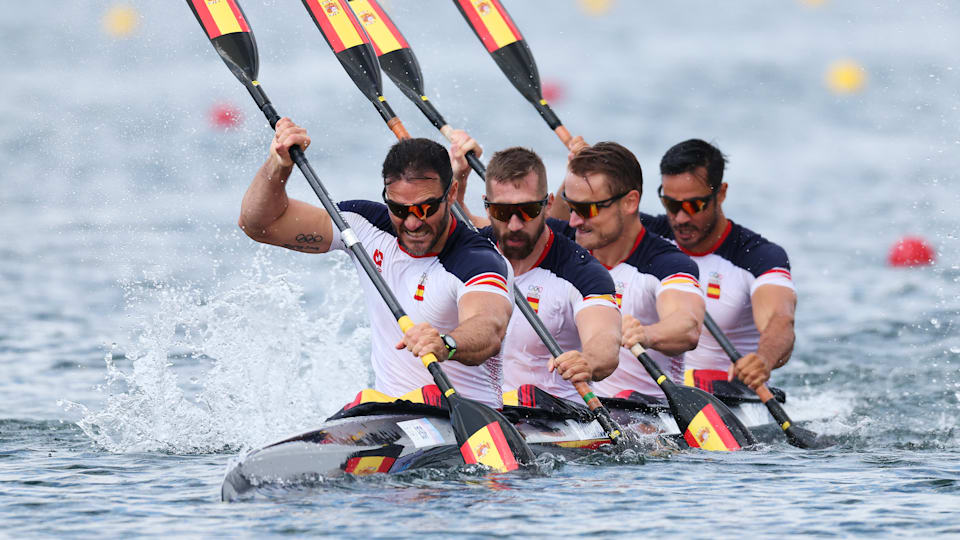 Piragüismo en París 2024: El K4 500 m de Craviotto, Arévalo, Cooper y ...
