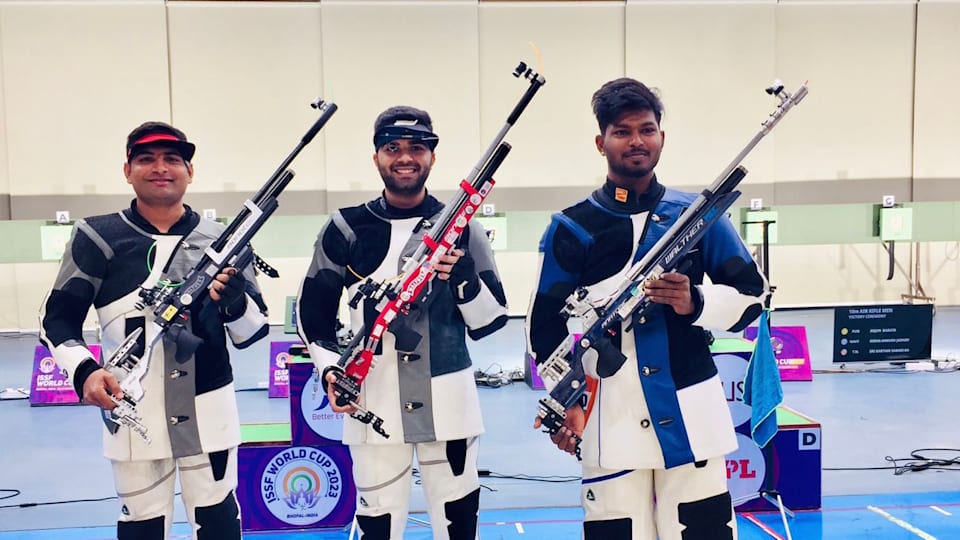 Arjun Babuta matches world record score at India’s national shooting trials