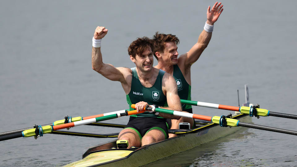 Paris 2024 Rowing: Fintan McCarthy and Paul O'Donovan of Ireland defend ...