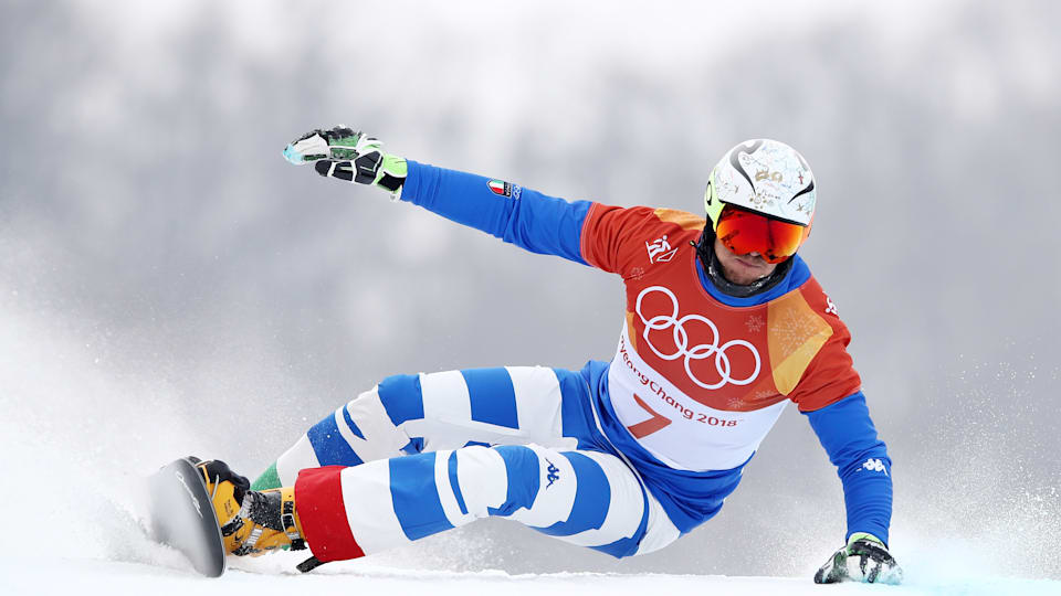 Three snowboard alpine athletes with 127 years and 15 Olympic Games ...